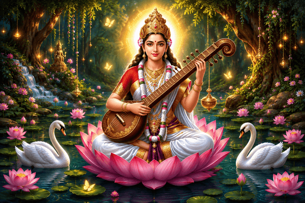 Saraswati Mata Photos 2025 – Royalty‑Free 4K, Download Now. - GodsPhoto