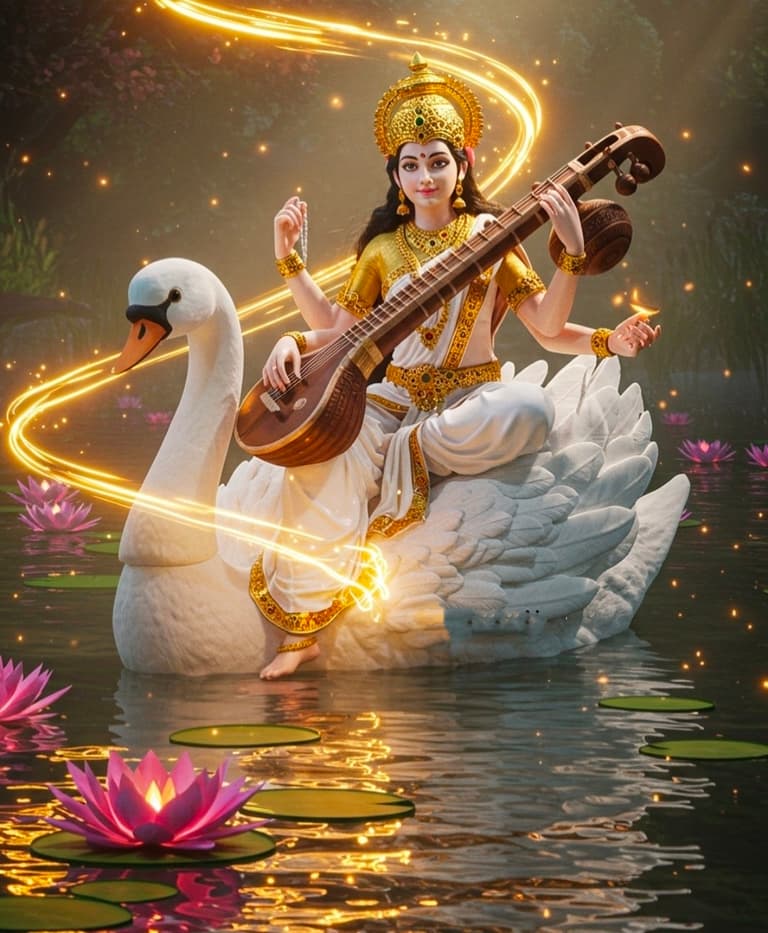 Saraswati Mata Photos 2025 – Royalty‑Free 4K, Download Now. - GodsPhoto